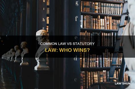 Common Law Vs Statutory Law Who Wins LawShun