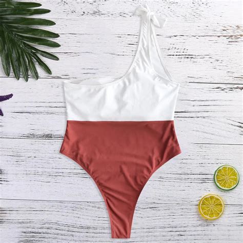 Female Two Pieces Swimsuit Womens Swimming Padded Swimsuit Monokini