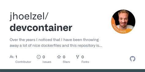 GitHub Jhoelzel Devcontainer Over The Years I Noticed That I Have