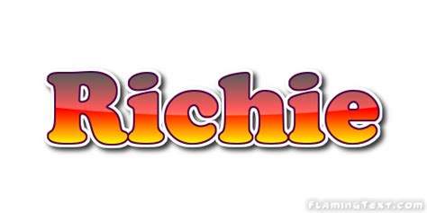 Richie Logo Free Name Design Tool From Flaming Text