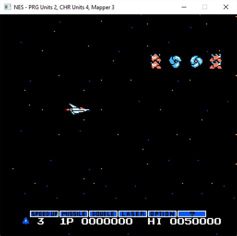 Gradius Shows Some Strange Sprites · Issue 62 · Davetcode Nes Emulator