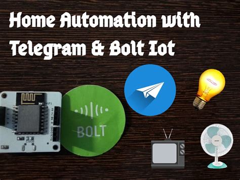 Home Automation With Telegram And Bolt Iot