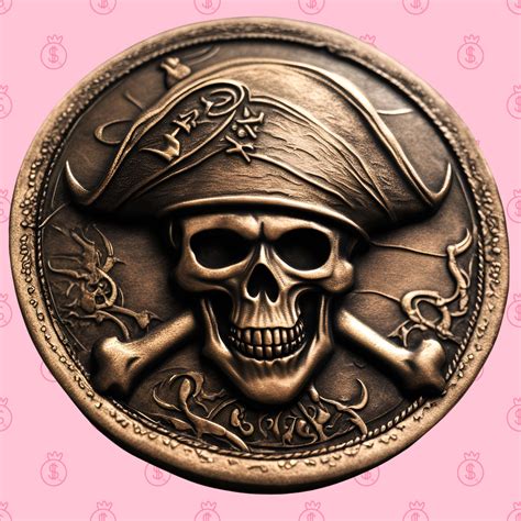 Coin Depth Map Heigh Map 3d Laser Engrave Xtool Stl File Png File