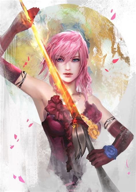 Ff13 Lightning By Cglas On Deviantart Lightning Art Digital Artist Fantasy Images