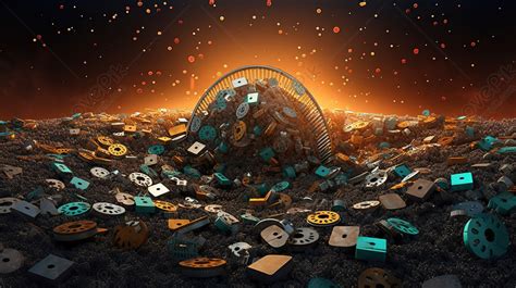 Cardano 3d 렌더링은 암호화폐의 몰락을 망각으로 묘사합니다 자세한 통찰 몰락 배경 암호화폐 배경 울다 배경 이미지 Hd 몰락 암호화폐 울다 배경 사진