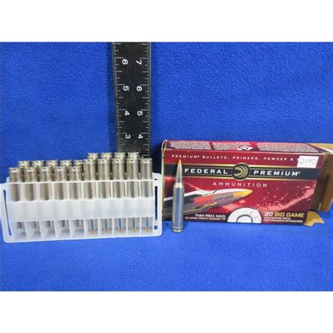 7mm Rem Mag 160gr Trophy Bonded Tip Federal Cartridges