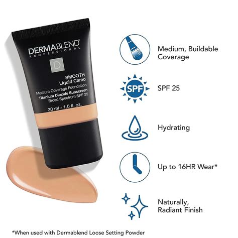 Dermablend Smooth Liquid Camo Foundation Spf 25 25n Natural Medium