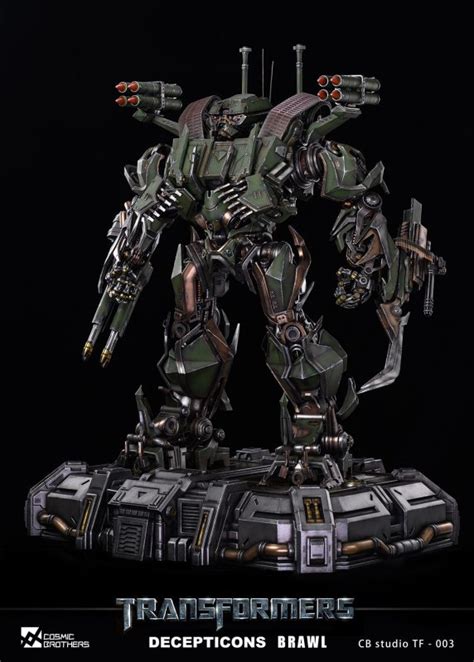 Mô Hình Transformers Comic Brothers Brawl Statue Transformers World