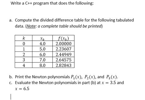 Solved Write A C Program That Does The Following A Chegg