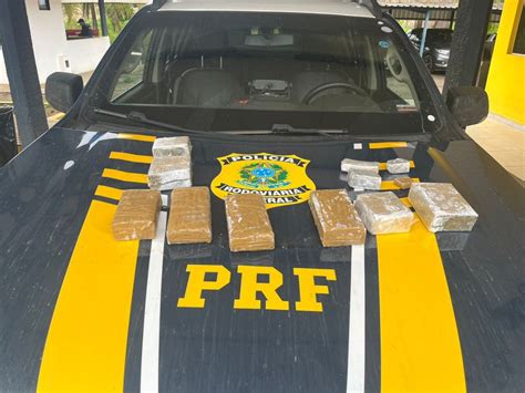 Em Guaraí TO PRF apreende drogas escondidas dentro de caixa de som
