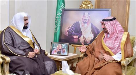 عام أمير نجران يستقبل مدير فرع هيئة الأمر بالمعروف بالمنطقة