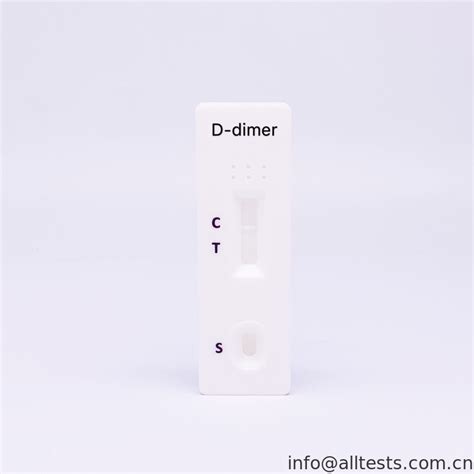 Ce Iso13485 D Dimer Rapid Test Kit Rapid Diagnostic Test