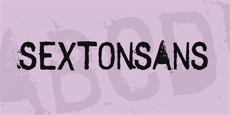Download Sextonsans Font