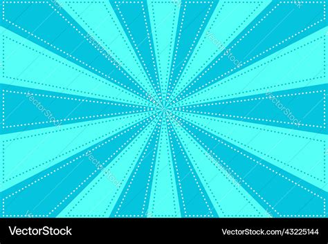 Blue Sunburst Pattern Background Ray Radial Star Vector Image