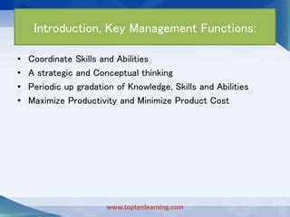 Key Management Functions PPT