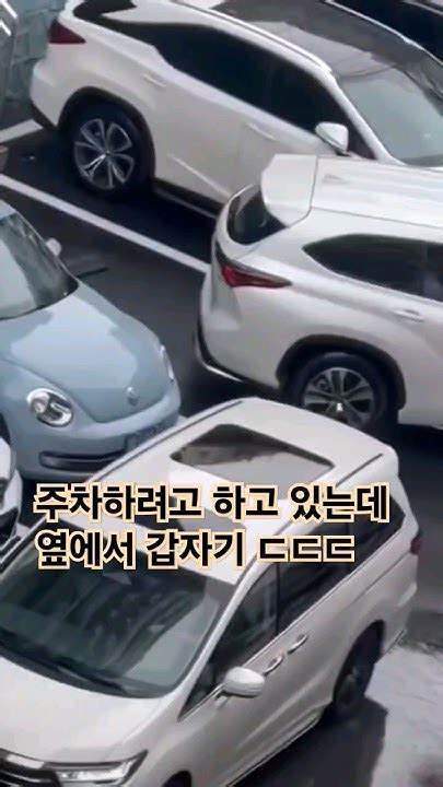 주차하려고 하고 있는데 옆에서 갑자기 ㄷㄷㄷ Youtube