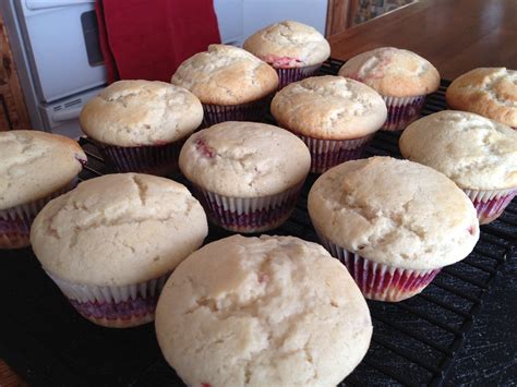 Oregon Transplant Raspberry Filled Vanilla Muffins