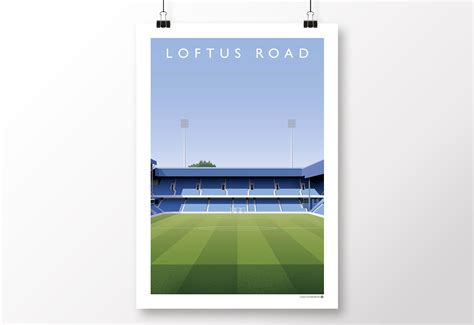 Qpr Loftus Road Poster Matthew J I Wood Design And Illustration