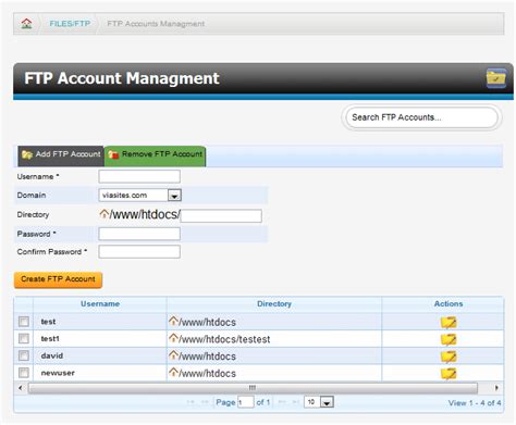 How Do I Manage FTP Users In SMT Advanced Internet Technologies