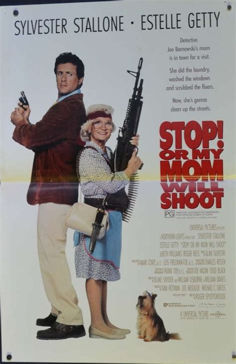 All About Movies Stop Or My Mom Will Shoot Poster Mini Daybill