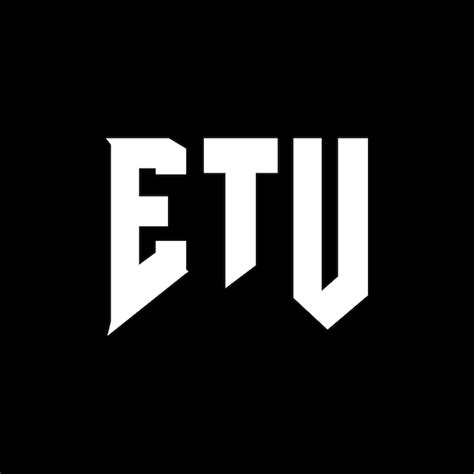 Premium Vector Etu Letter Logo Design For Technology Company Etu Logo