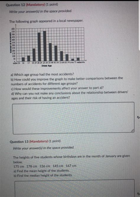 Solved Question 12 Mandatory 1 Point Write Your Chegg Com