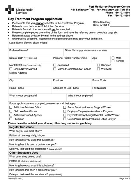 Day Treatment Program Application Fill Out And Sign Online Dochub