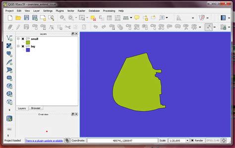 Map Overview Extend Broken Under Qgis Master 23 · Issue 18215