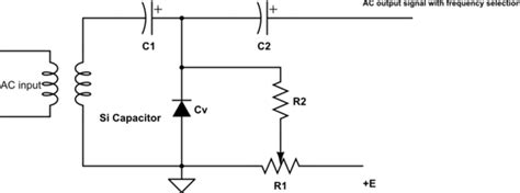 Capacitor Understanding A Tuner Circuit With A Reverse Biased Diode