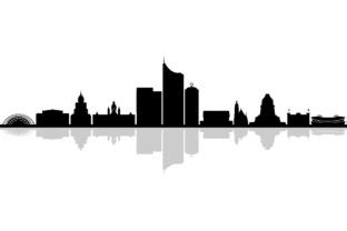 LEIPZIG Germany City Skyline Vector Graphic By Simpline Creative Fabrica