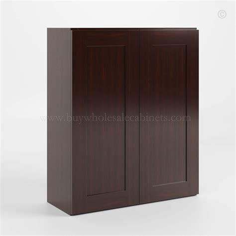 Shaker Espresso 36 H Double Door Wall Cabinet BWC
