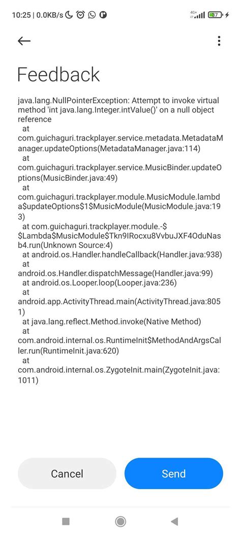 Crash Exception Java Lang NullPointerException Issue Doublesymmetry React Native Track