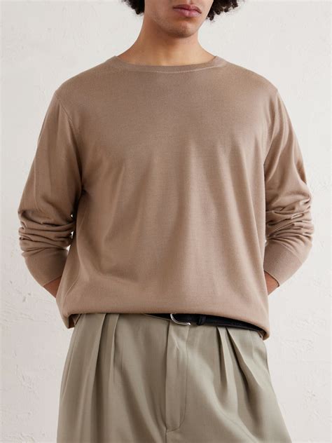 Dries Van Noten Merino Wool Sweater Brown Dries Van Noten