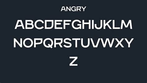 Angry Font Free Download