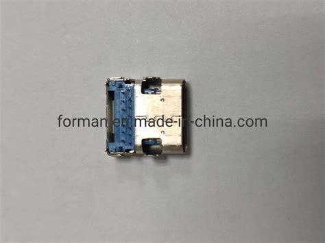 14 Pin Type C Sinking USB Connector Quick Charger SMT Female USB Port Connector 0 8mm