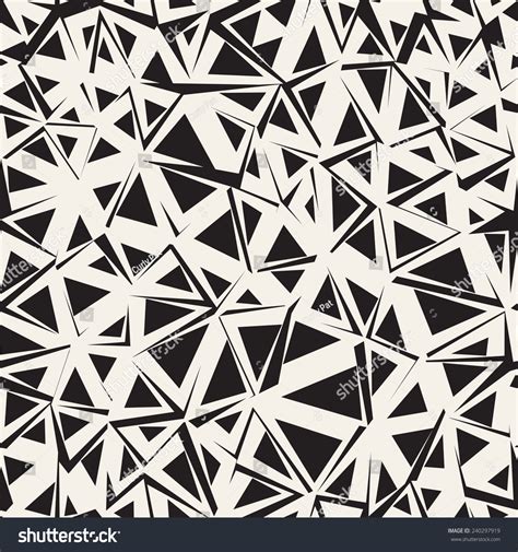 Vector Seamless Pattern Irregular Abstract Linear Stock Vector Royalty Free 240297919