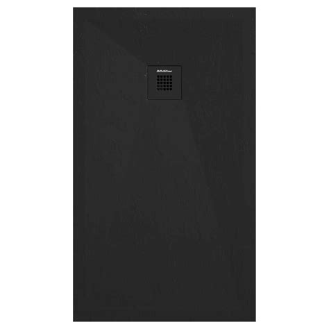 Piatto Doccia Stone Plus Nero Ardesia Griglia Colorata 190 X 90 Cm