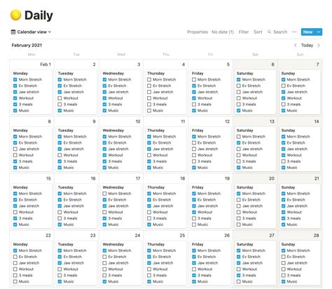 Notion Habit Tracking Update 2 Brad Frost