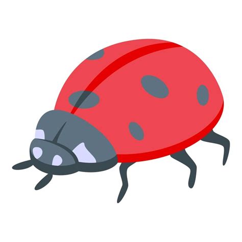 Premium Vector Classic Ladybug Icon Isometric Vector Insect Bug