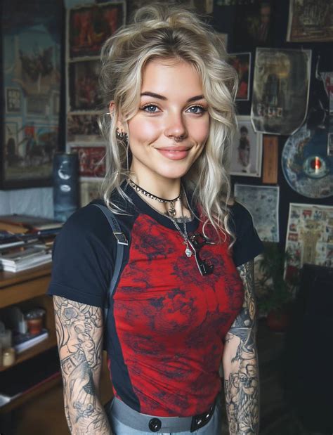 Tattoed Blonde At The Cafe Video By Stgbr On Deviantart