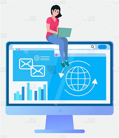 女性与计算机、技术向量的交流
