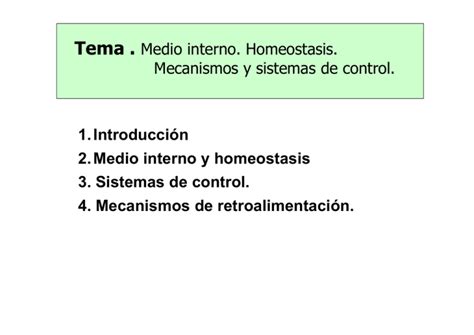 1 HOMEOSTASIS