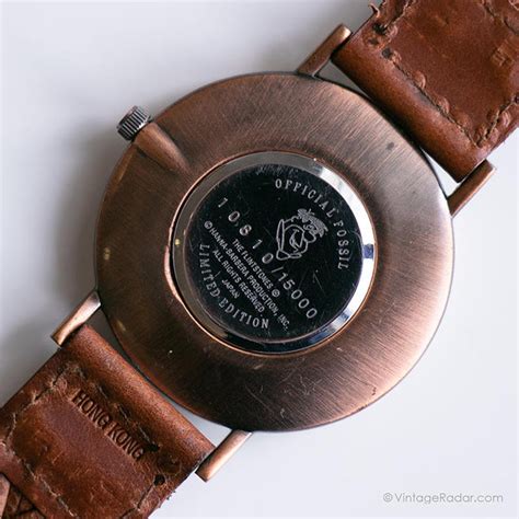 Rare Flintstones Watch By Fossil Vintage Collectible Wristwatch