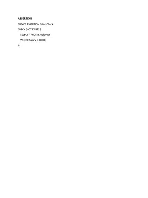 Assertion Pdf