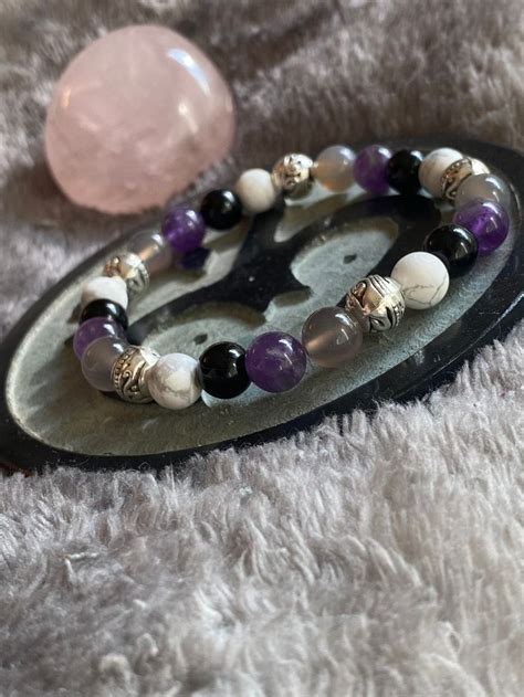 Demisexual Crystal Flag Bracelet Pride Flag Bracelet Etsy Canada