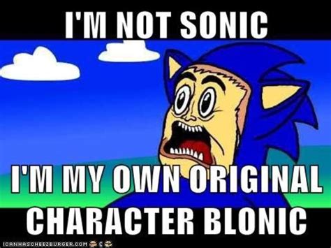Blonic Sonic Original Characters Know Your Meme