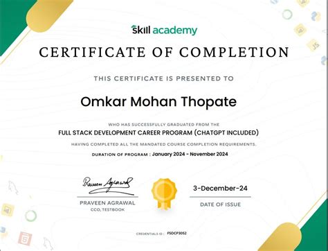 Omkar Thopate On Linkedin Fullstackdevelopment Careergrowth Webdevelopment Techskills