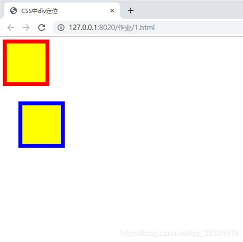 Css设置div的绝对定位和相对定位div 绝对定位 Csdn博客