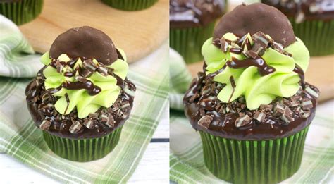 Andes Mint Chocolate Cupcakes Kitchen Fun With My 3 Sons
