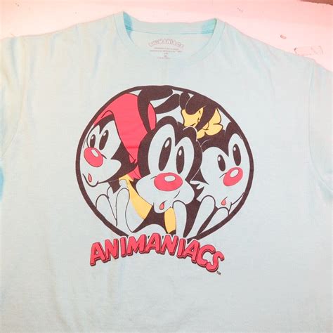Animaniacs Yakko Wakko Dot Nickelodeon Cartoon Tee T … Gem